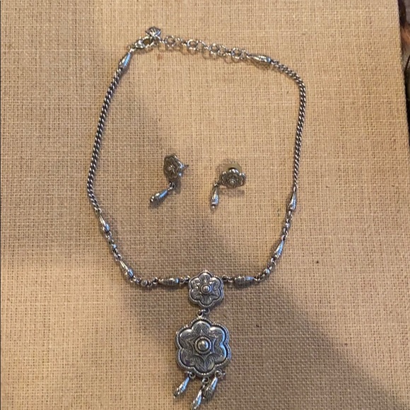 Brighton | Jewelry | Brighton Earring And Necklace Set | Poshmark